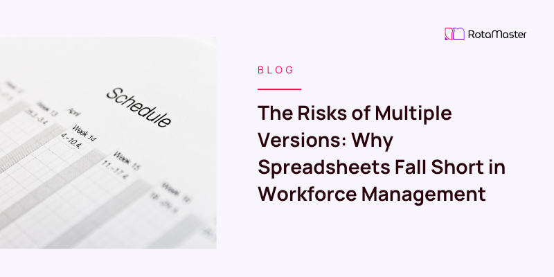 The Risks of Multiple Versions: Why Spreadsheets Fall Short in ...